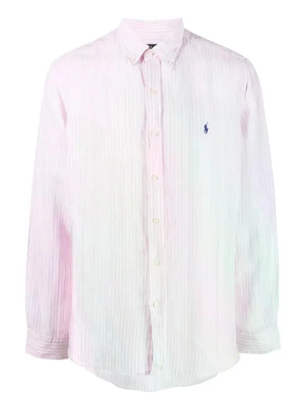 Polo Ralph Lauren Polo Pony Striped Shirt - Pink