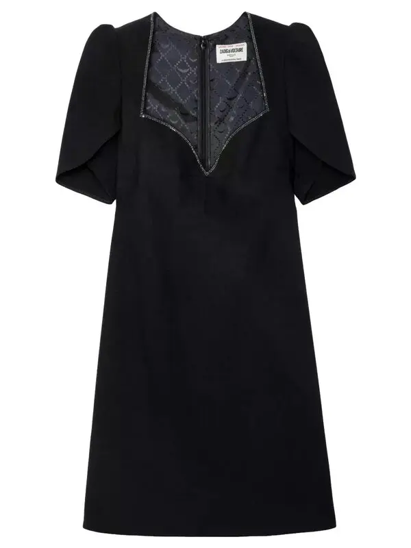 Zadig&Voltaire Roxelle Crystal-embellished Minidress - Black