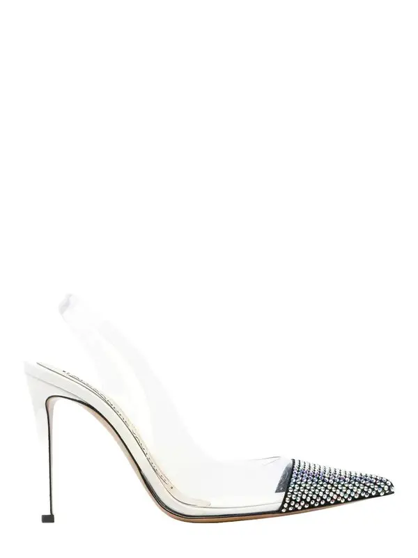 Alexandre Vauthier Amber Ghost 100mm Stiletto Pumps - White