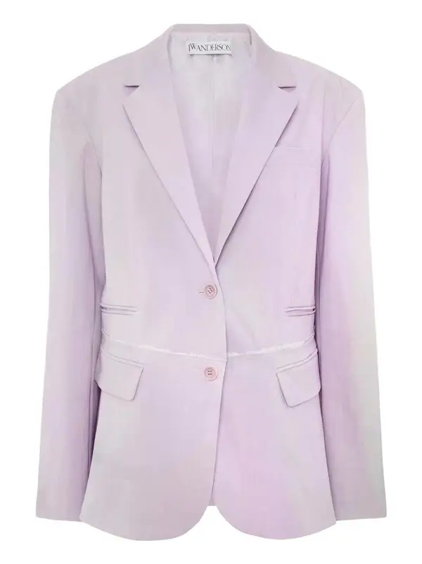 JW Anderson Deconstructed Blazer Jacket - Pink