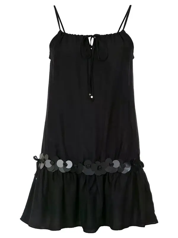 AMIR SLAMA Embellished Straight Dress - Black