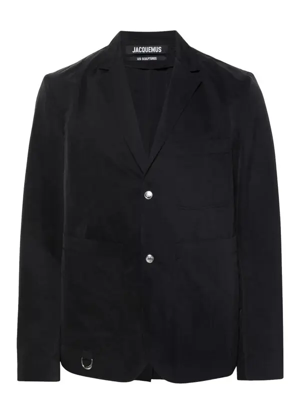 Jacquemus La Veste Jean Single-breasted Blazer - Black