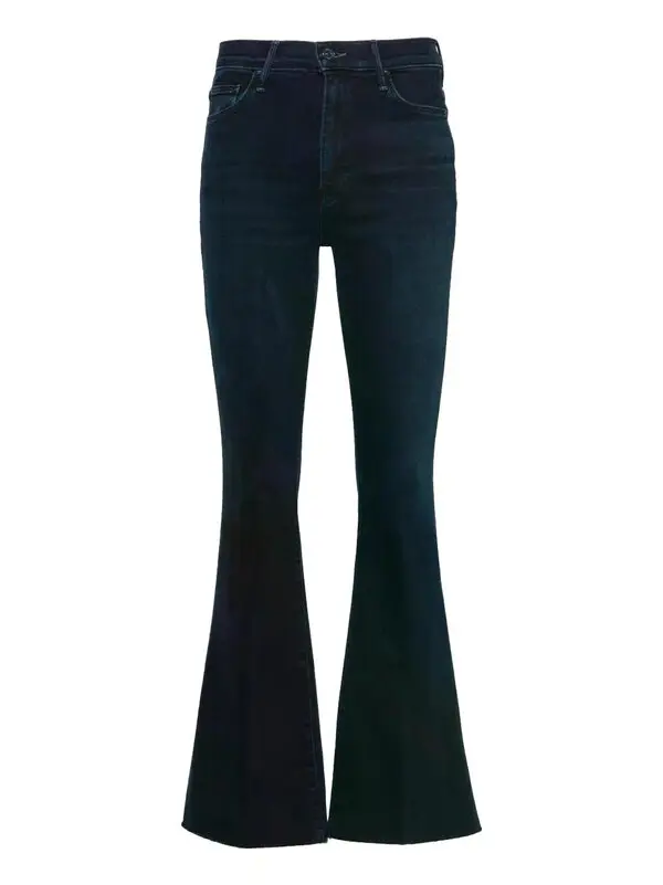 MOTHER The Weekender Fray Bootcut Jeans - Blue