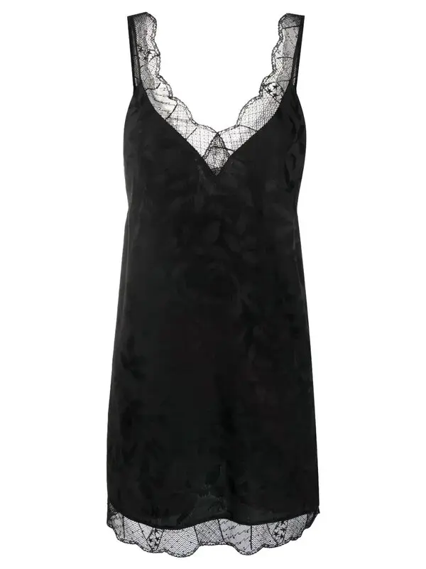 Zadig&Voltaire Renelle Jacquard Mini Dress - Black