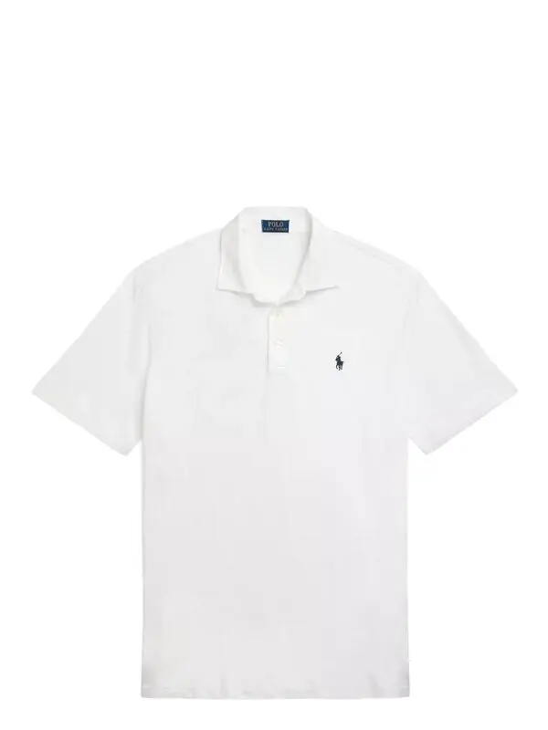 Polo Ralph Lauren Polo Pony-embroidered Short-sleeve Polo Shirt - White