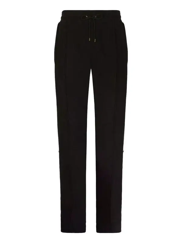 Dolce & Gabbana Embroidered Track Pants - Black