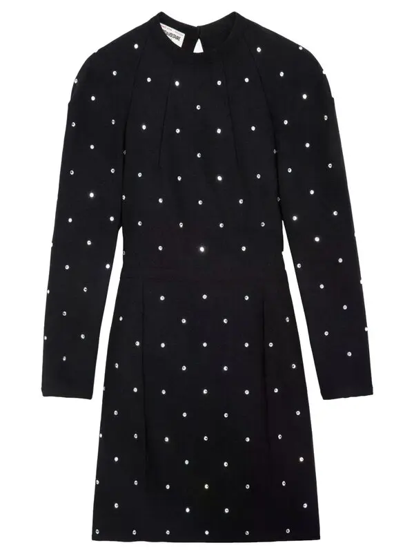 Zadig&Voltaire Racia Crystal-embellished Minidress - Black