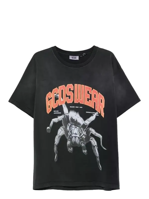 Gcds Wear Spider T-shirt - Black