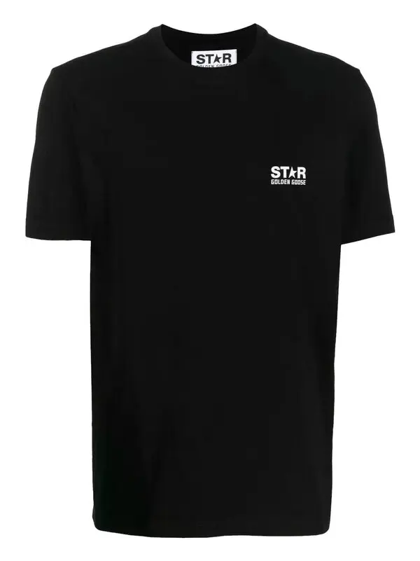 GOLDEN GOOSE Short Sleeve T-shirt - Black