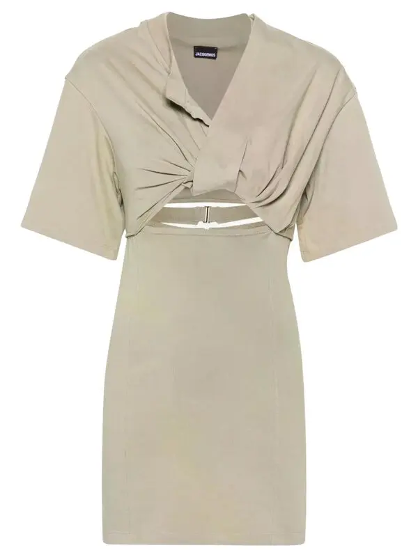 Jacquemus La Robe T-shirt Bahia Minidress - Neutrals