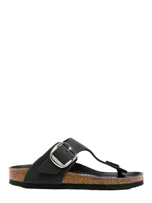 BIRKENSTOCK Gizeh Big Buckle Thong Sandals - Black