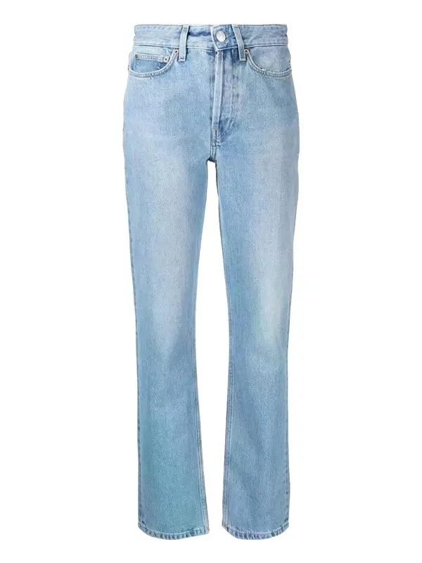 WON HUNDRED Straight-leg Organic Cotton Jeans - Blue