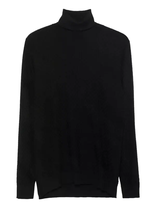 GOES BOTANICAL Interwoven-knit Sweater - Black