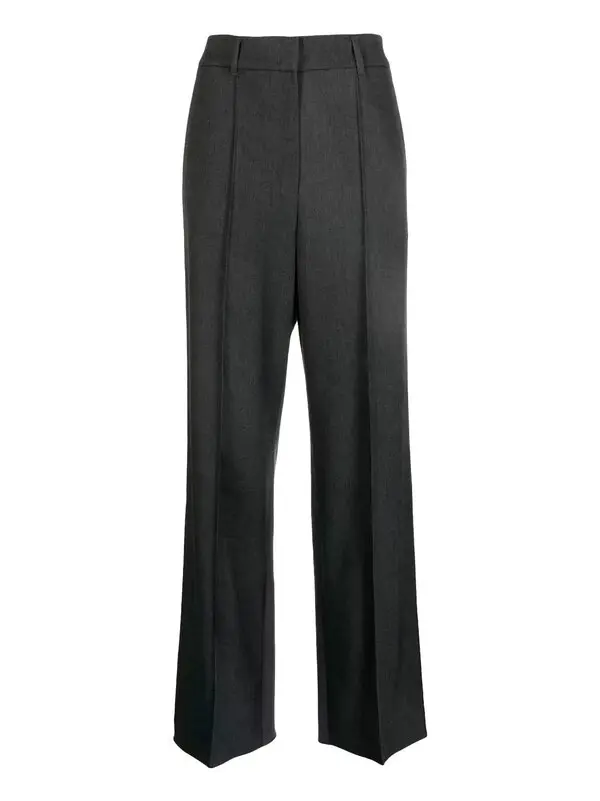 Goen.j Twill Straight-leg Trousers - Grey