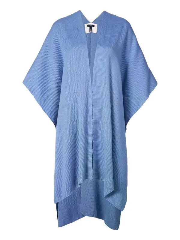Voz Oversized Cotton Cardigan - Blue