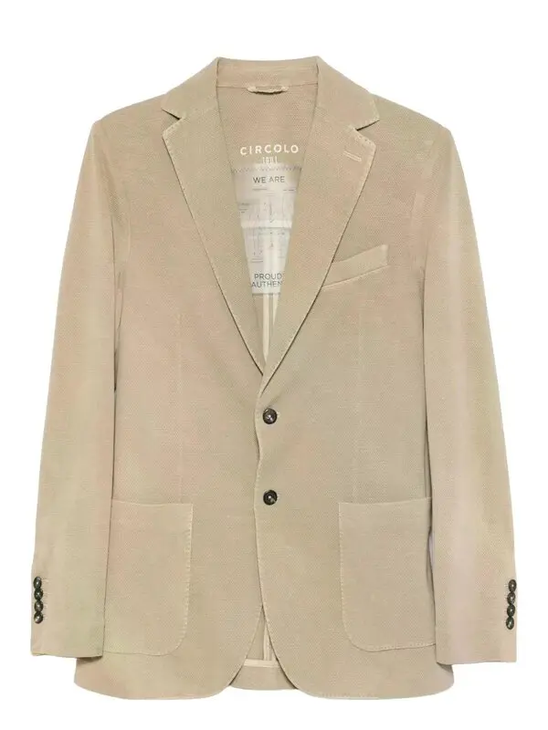 CIRCOLO 1901 Waffle-knit Blazer - Green
