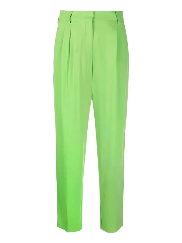 BLANCA VITA Straight-leg Tailored Trousers - Green