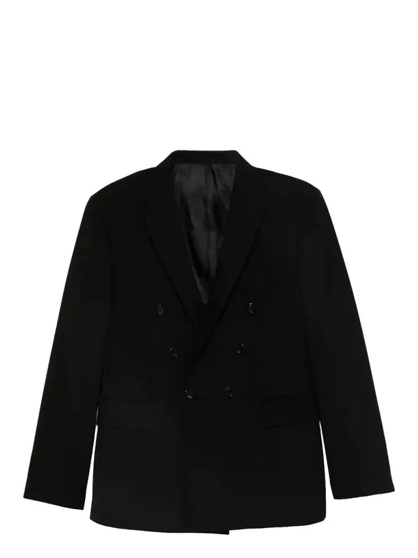 ERALDO Double-breasted Blazer - Black