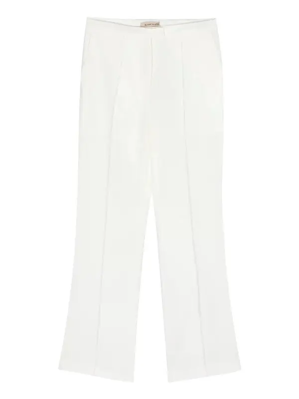 BLANCA VITA Pleomele Cropped Trousers - Neutrals