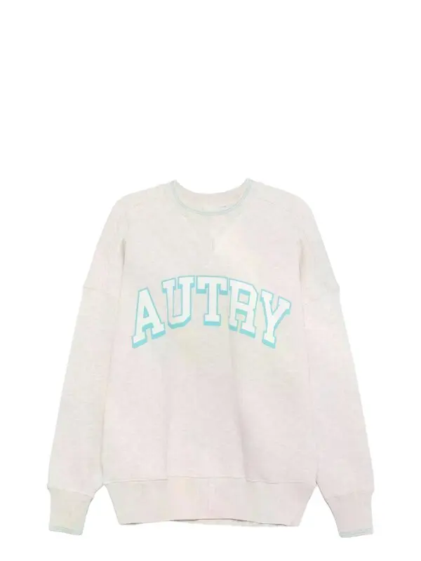 AUTRY Logo-stamp Sweatshirt - Grey