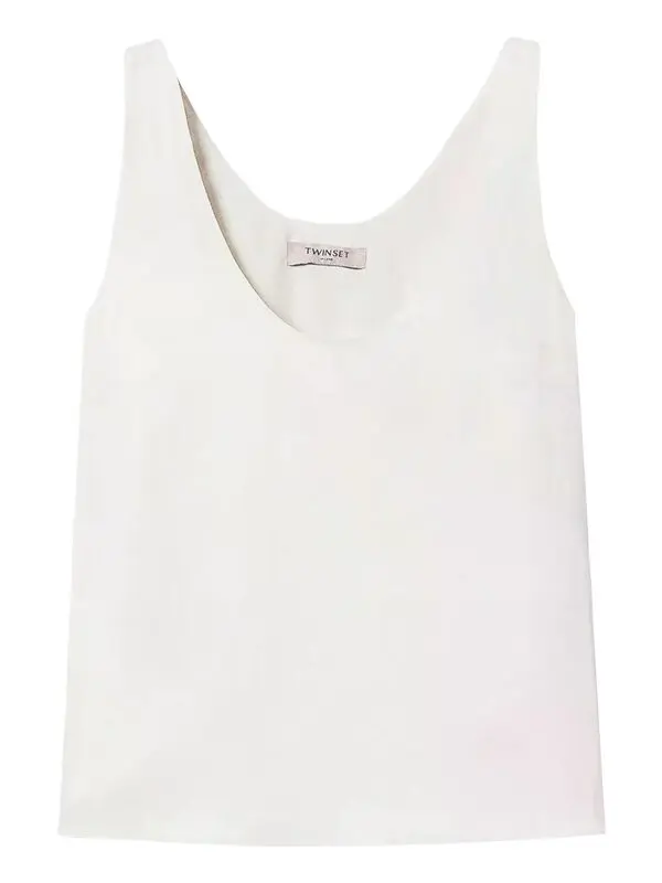 TWINSET Woven Top - White