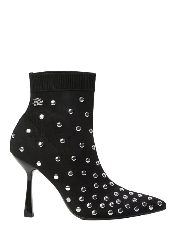 Karl Lagerfeld Pandara Ankle Boots - Black