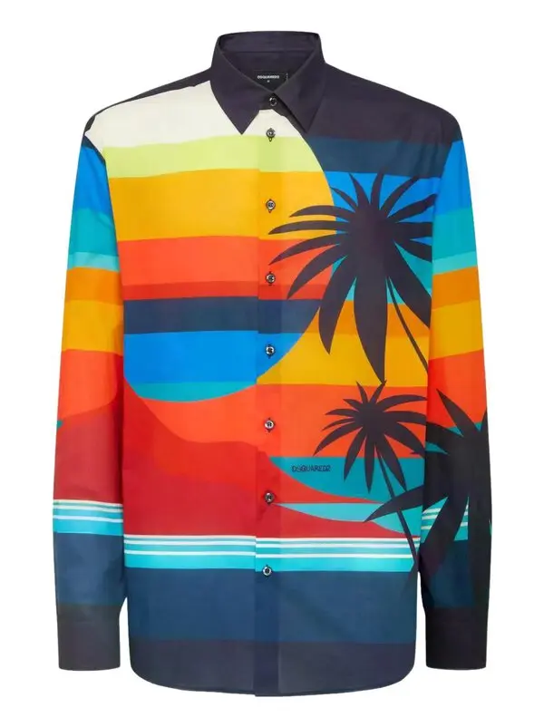 Dsquared2 Cotton Shirt - Blue
