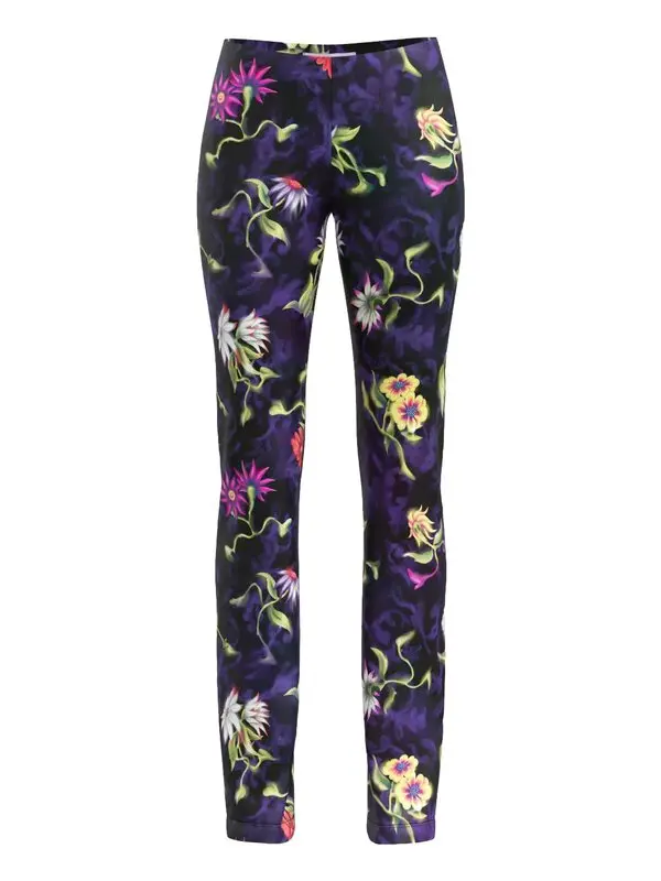 MARGHERITA MACCAPANI Slim-cut Trousers - Black