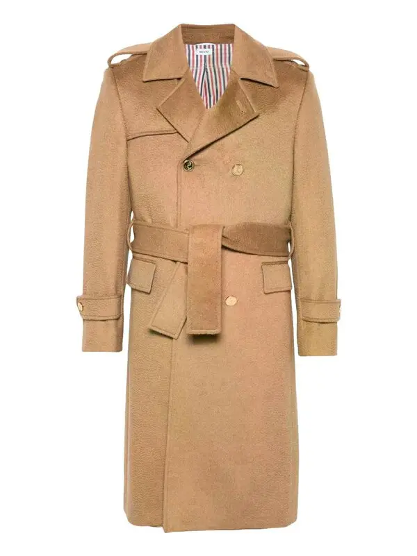 Thom Browne Double-breasted Coat - Brown