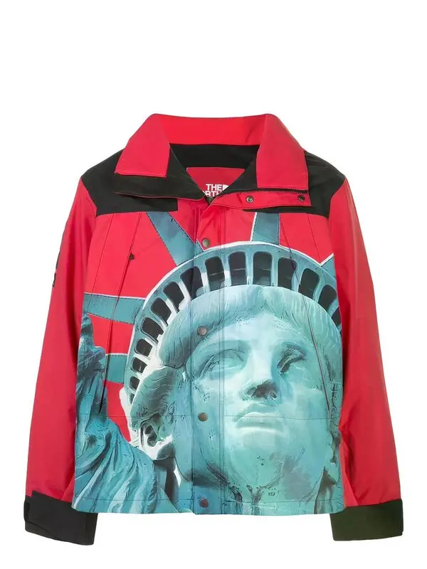 Supreme X The North Face Mountain Jacket - Red