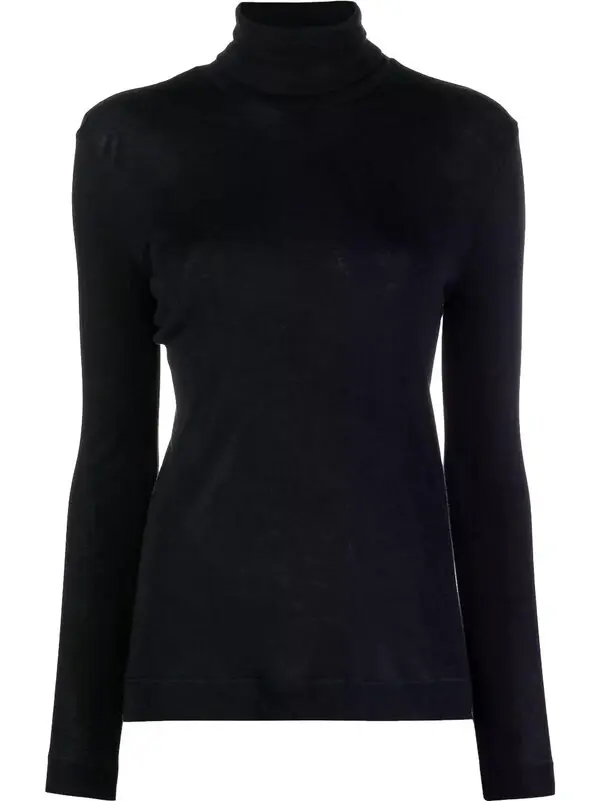 Hanro High-neck Knitted Jumper - Black