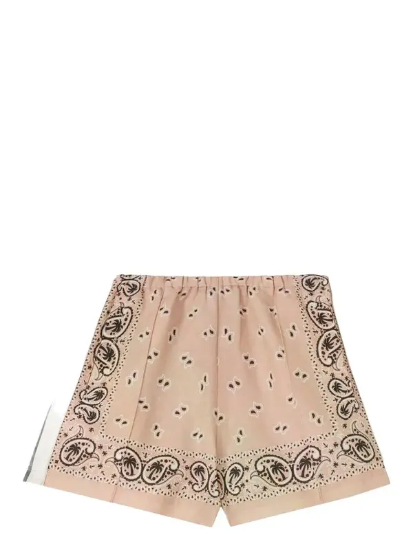 Palm Angels Paisley-print Track Shorts - Pink