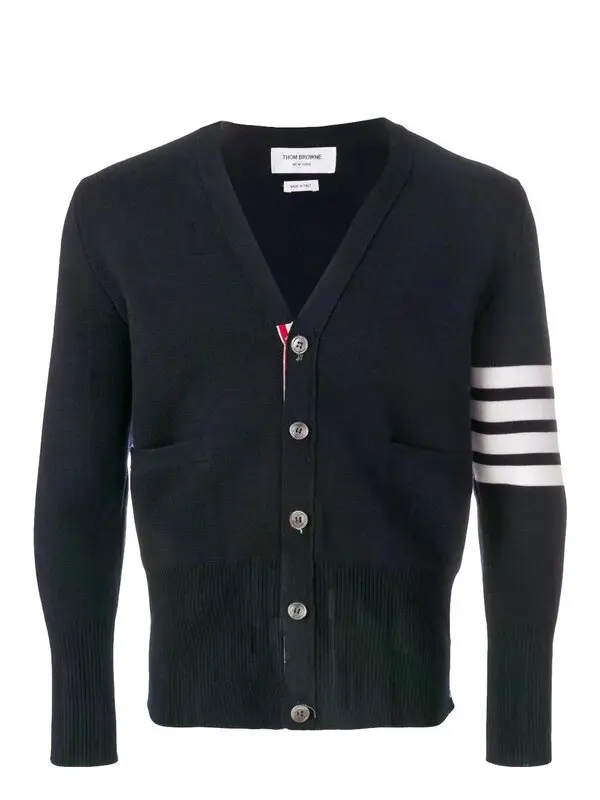 Thom Browne 4-bar Cardigan - Blue