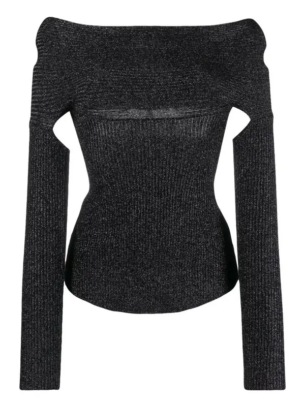 Khaite Salma Open-back Top - Black