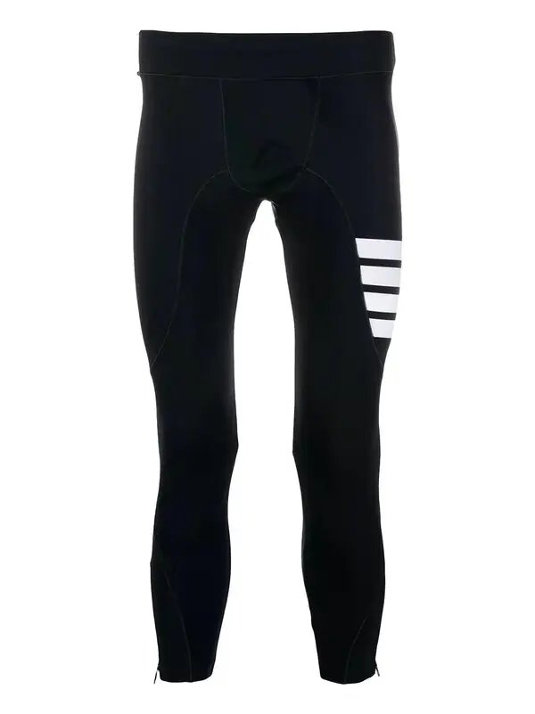 Thom Browne Signature Stripe Leggings - Blue
