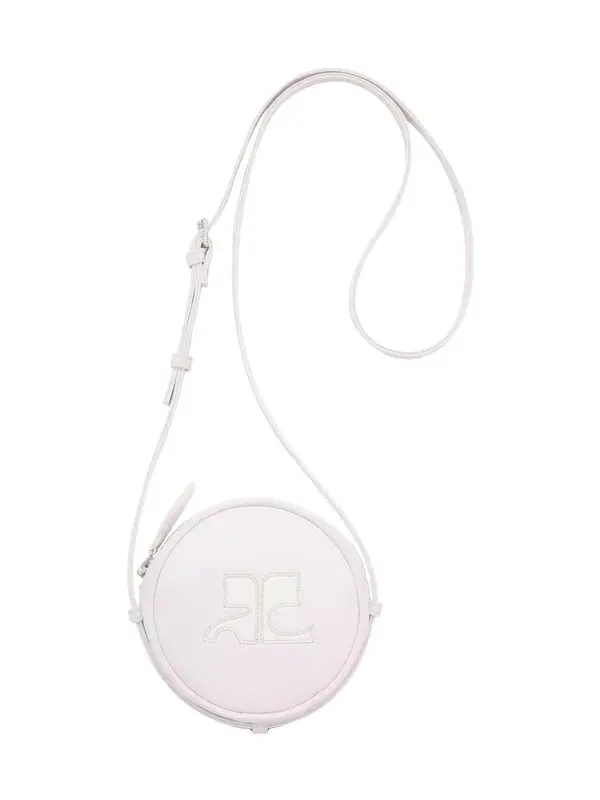 COURREGES Reedition Circle Leather Bag - Pink