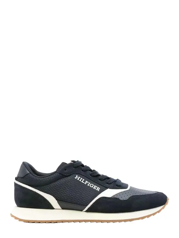 Tommy Hilfiger Runner Panelled Sneakers - Blue
