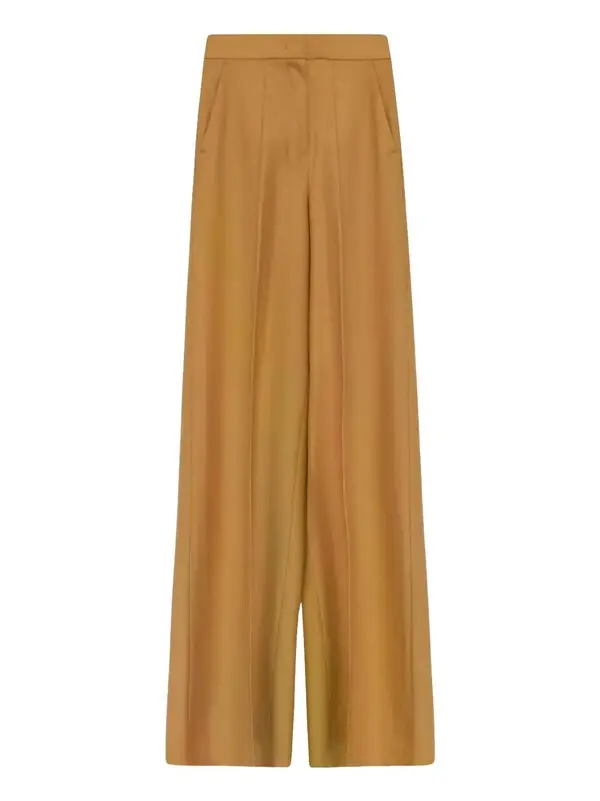 Max Mara Senna High-waisted Wide Leg Trousers - Brown