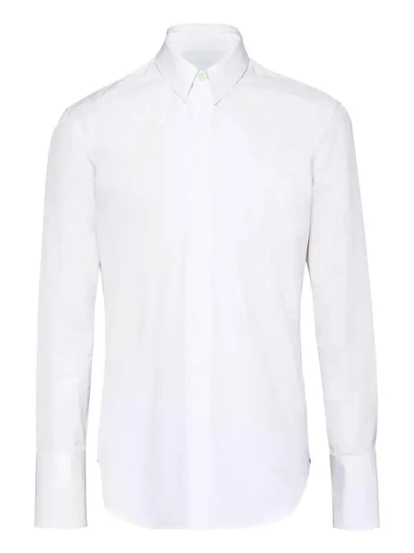 FERRAGAMO Button-down Cotton Shirt - White