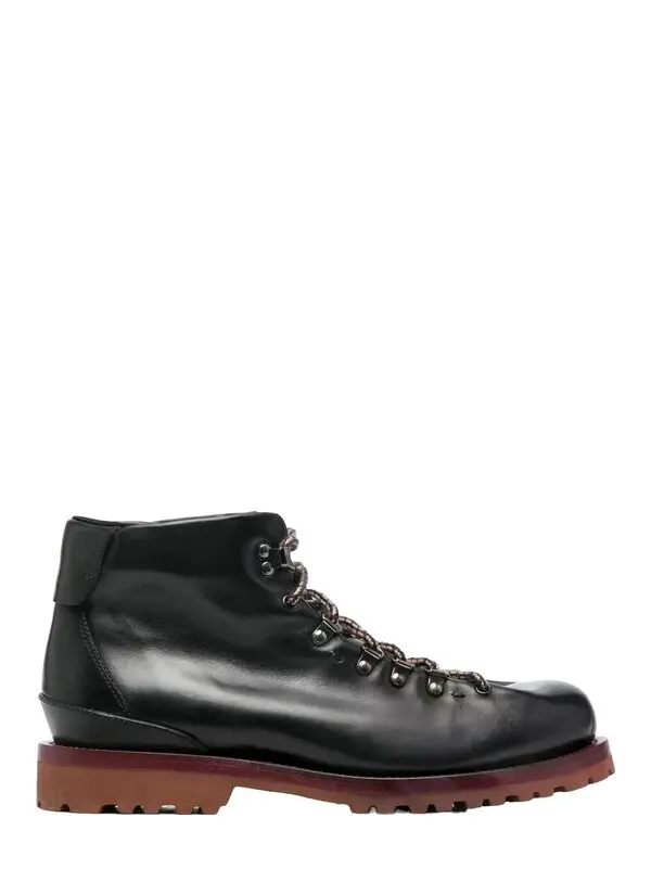 BUTTERO® Lace-up Ankle Boots - Black