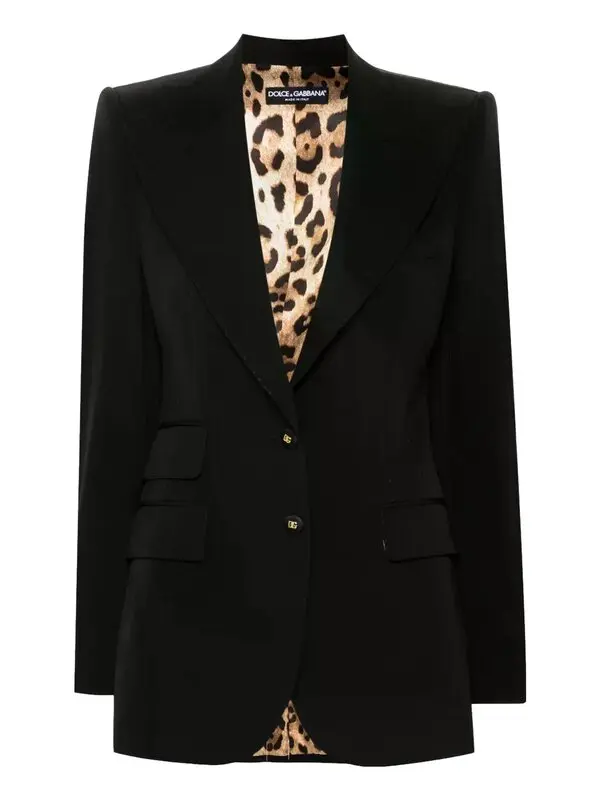 Dolce & Gabbana Single-breasted Blazer - Black
