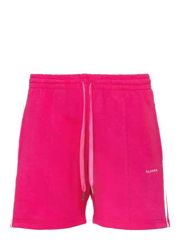 P.a.r.o.s.h Striped Jersey Shorts - Pink