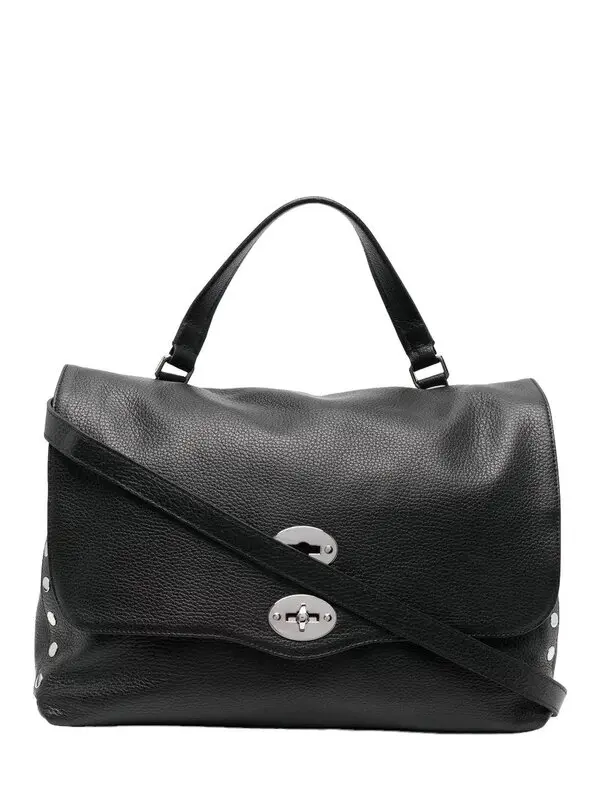 ZANELLATO Postina Daily Studded Tote Bag - Black