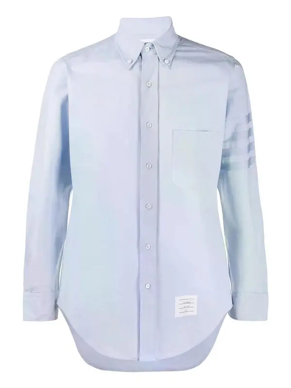 Thom Browne 4-bar Oxford Shirt - Blue