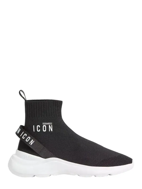 Dsquared2 Fly Sock-style Sneakers - Black
