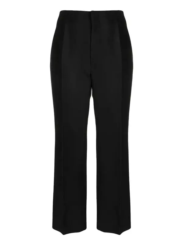 THE ROW Straight-leg Tailored Trousers - Black