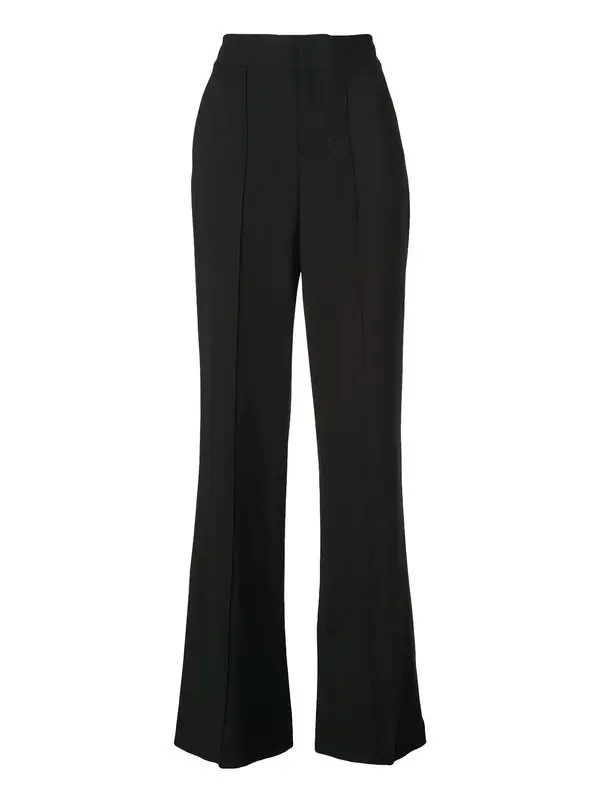 Alice + Olivia Dylan Wide-leg Trousers - Black