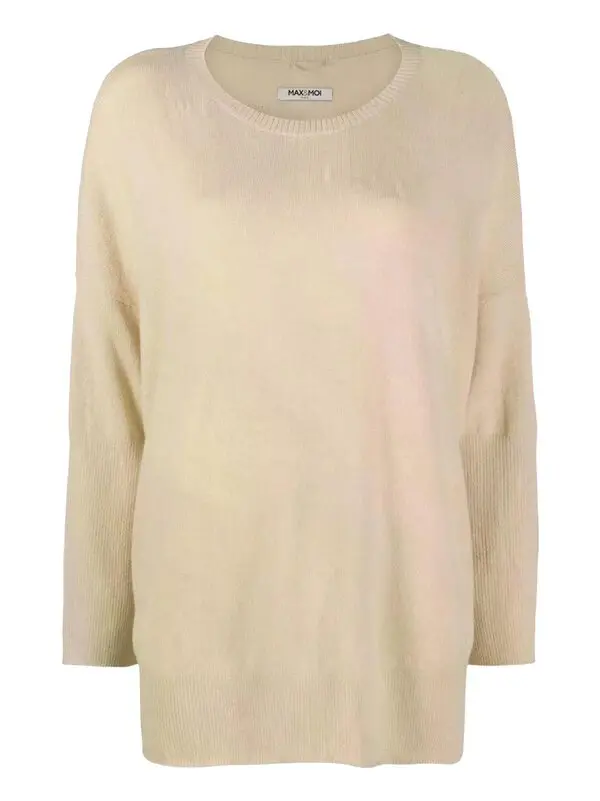 Max & Moi Mii Cashmere Crew-neck Jumper - Neutrals