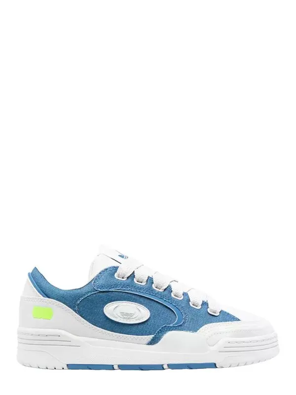 Adidas Logo-patch Canvas Sneakers - Blue