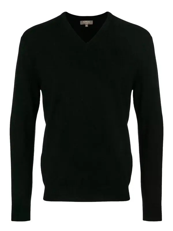 N.peal The Burlington Cashmere Jumper - Black